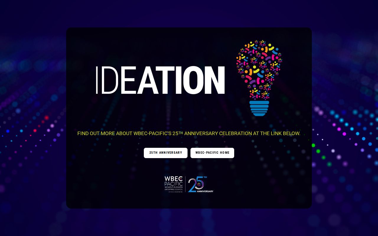 IDEATION 2025 | WBEC Pacific